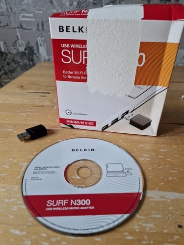 Belkin Surf N300 USB Wireless Micro Adapter | eBay