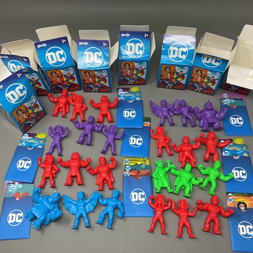 Wendy's "DC" Mini Figures Mystery Blind Box Kids Meal Toys 24 Figures ...