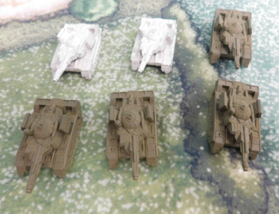 Vintage Ral Partha: Battletech Rommel/Patton Tanks Painted and ...
