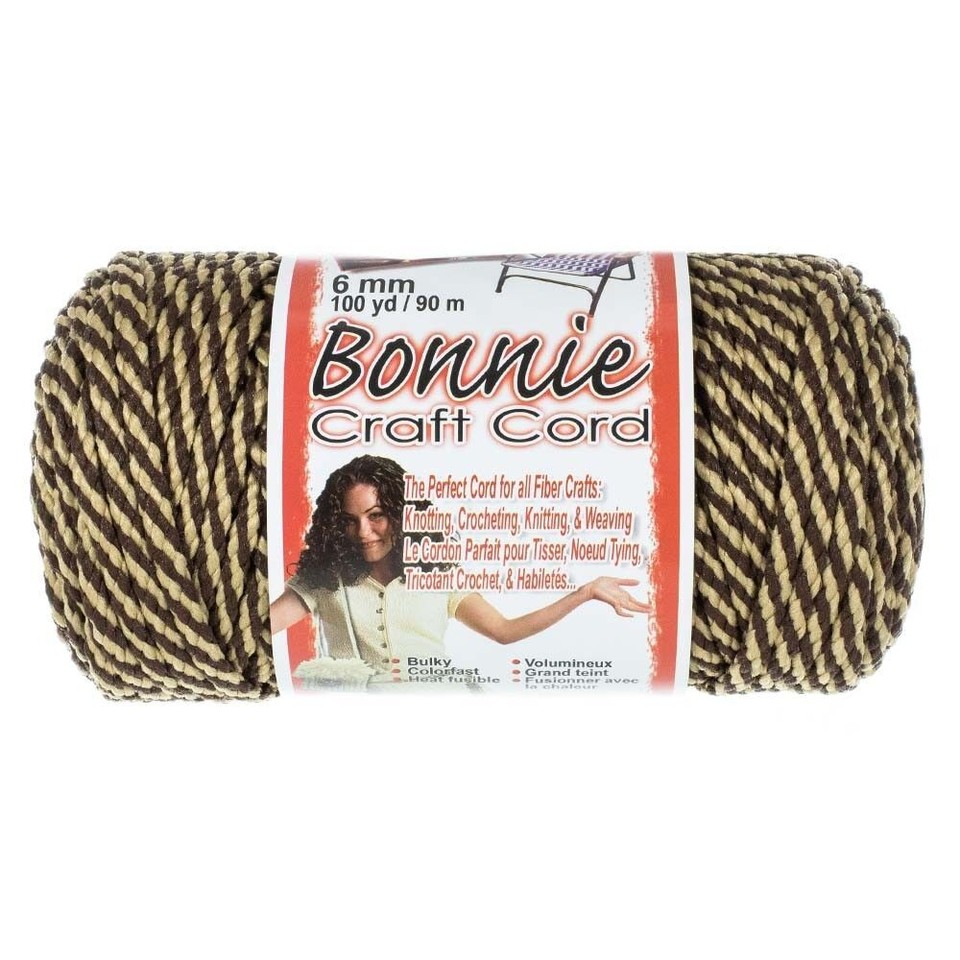 6MM Macrame Cord Bonnie Braid yarn rope 100yd rolls fusible colorfast ...