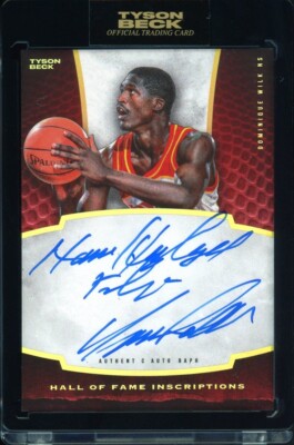 Tyson Beck x Dominique Wilkins Auto Inscription /5 | eBay