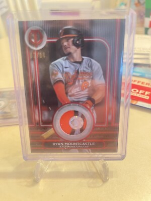 2024 Topps Tribute Ryan Mountcastle STAMP OF APPROVAL GU Relic Red /10 ...