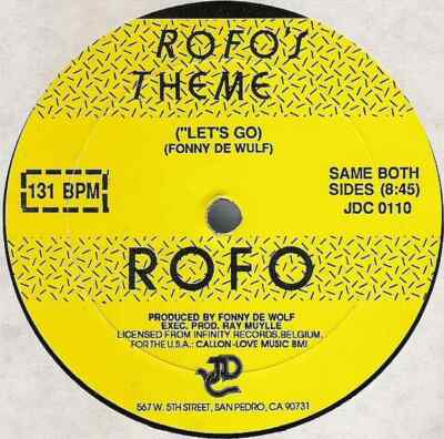 Rofo Rofos Theme Vinyl Single 12inch JDC Records | eBay