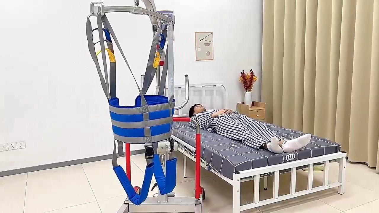 Full Body Lift Sling Patient Walking Standing Aid Adjustable Waist ...