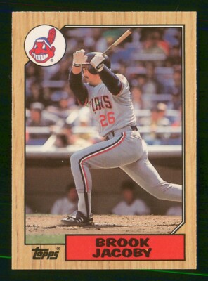 BROOK JACOBY 1987 TOPPS TIFFANY 87 NO 405 NRMINT+ 19691 | eBay