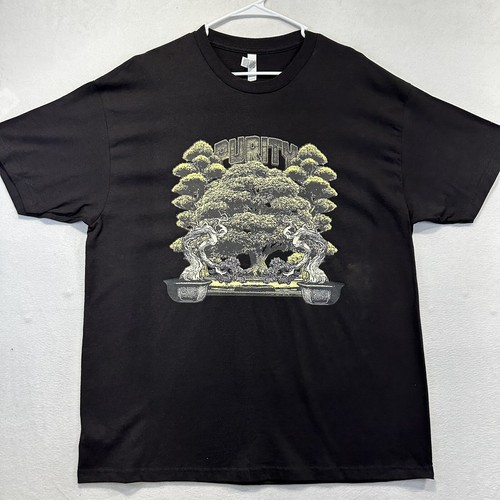Purity Bonsai Tree T-Shirt Mens XL Black American Apparel | eBay