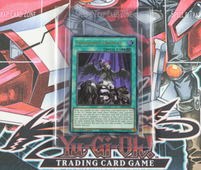 Yugioh Spell Card Forbidden Droplet LED9-EN056 1st Edition Ultra Rare ...