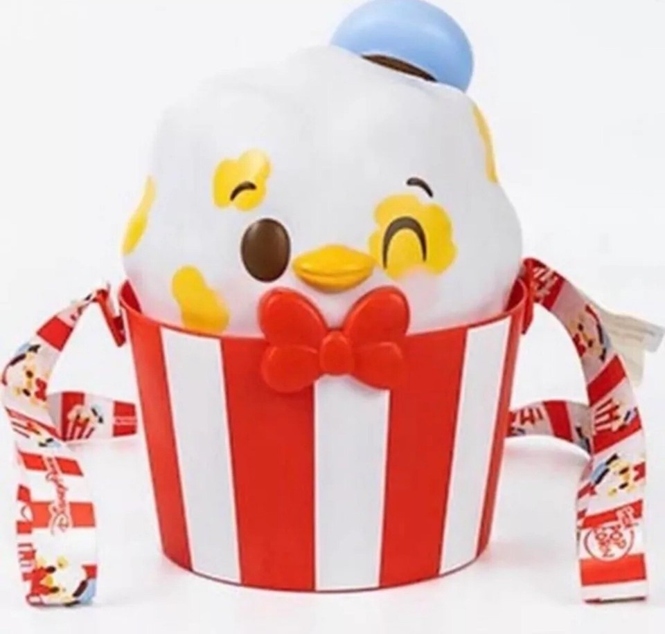 Disney Parks 2024 Munchlings Donald Duck Popcorn Bucket New On Hand | eBay
