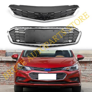 For Chevrolet Cruze 2016-2018 Front Bumper Upper& Lower Honeycomb ...