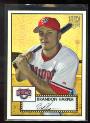 2007 TOPPROOKIE CARD #479/552 BRANDON HARPER NATIONALS MINT A0695 | eBay