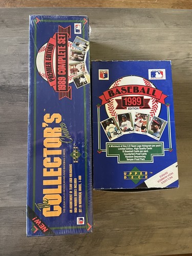 1989 Upper Deck 36 Pack Box, 1989 Upper Deck Factory Sealed Complete ...