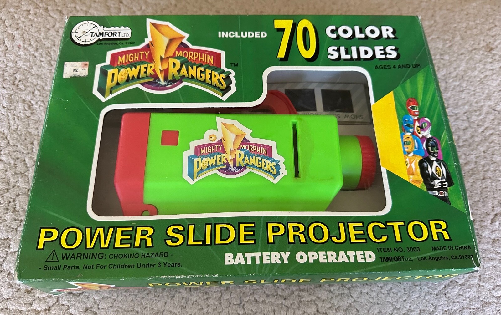 Vintage 1993 Mighty Morphin Power Rangers Power Slide Projector 70 ...