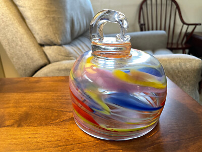 Murano Like Glass, Beautiful Display Piece, 7"T x 5" with Punt Mark ...