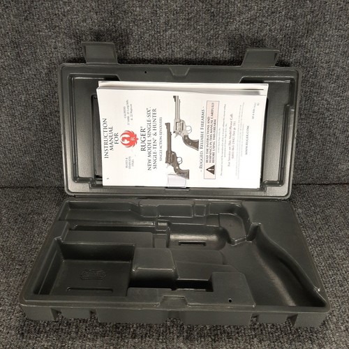 Ruger Revolver Single Six Hard Gun Case Gray w/ Manual Inc. Case and ...