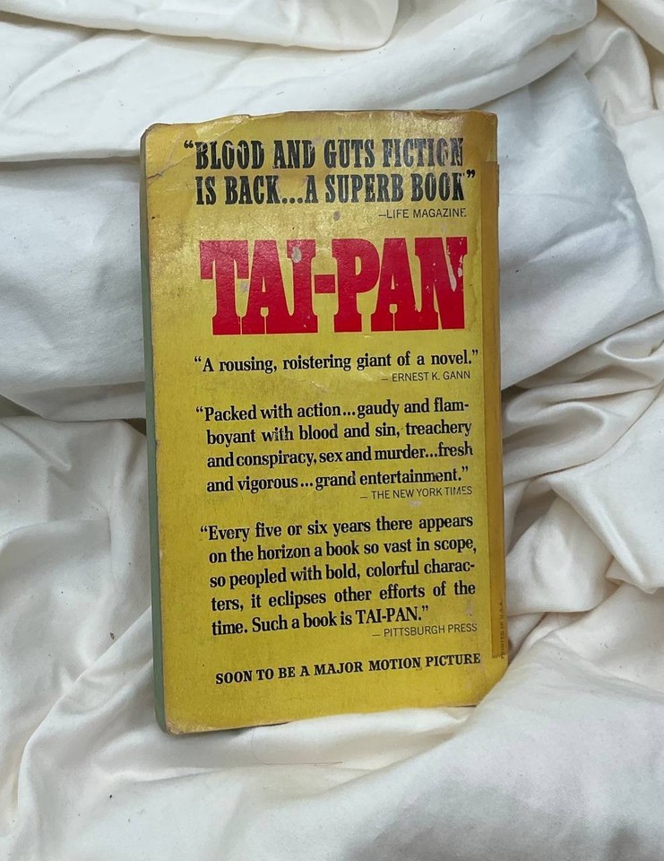 Tai-Pan Book 1 By James Clavell Paperback 1967 First Dell Printing ...