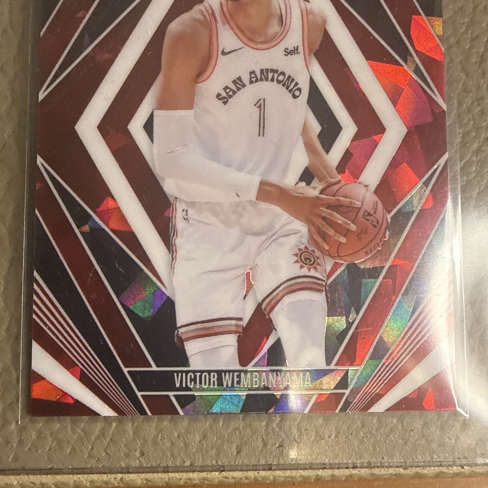 2023-24 Panini Phoenix - Paragon Victor Wembanyama #13 Red Ice (RC) | eBay