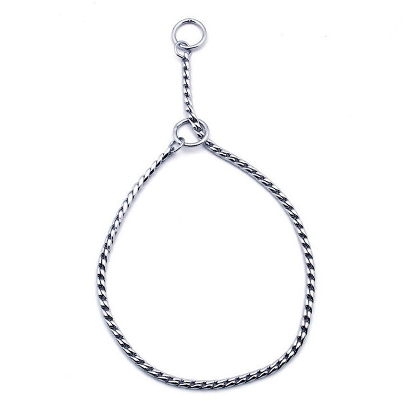 Choke Chain Training Dog Collars Snake P Choker Pet Show Collar 3 ...