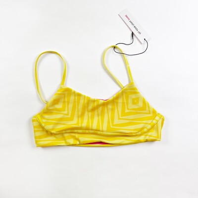 NEW Terez Electric Lemonade Geometric Print Pattern Bikini Swim Bathing ...