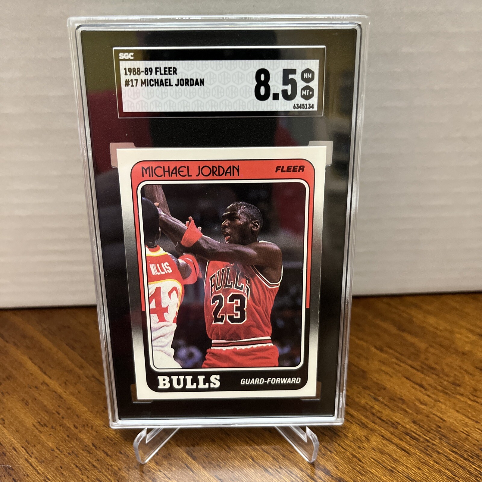 1988-89 Fleer #17 Michael Jordan HOF Chicago Bulls SGC 8.5 | eBay