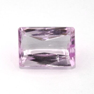 KUNZITE 11.3 x 8 MM EMERALD CUT ALL NATURAL F-5129 | eBay