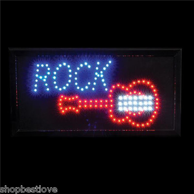 Light Up LED Rock Sign - 10 x 19 | eBay