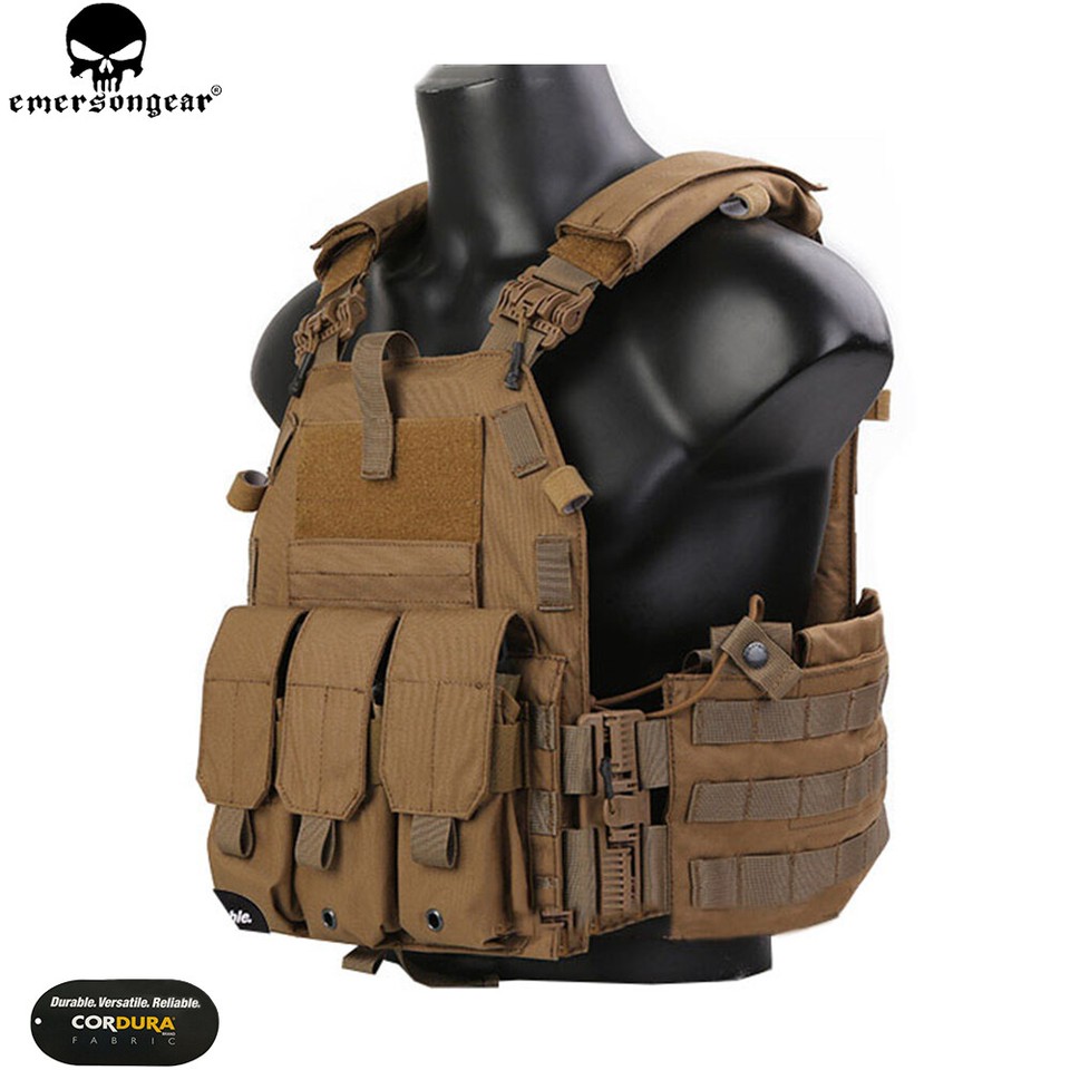 Emerson Tactical LBT 6094K MOLLE Quick Release Plate Carrier Combat ...