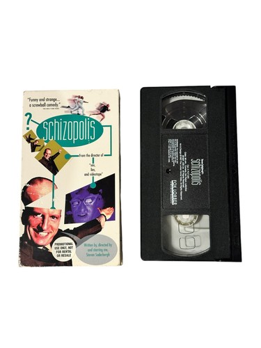 Schizopolis (VHS,1994) Rare Steven Soderbergh Surrealist Comedy | eBay