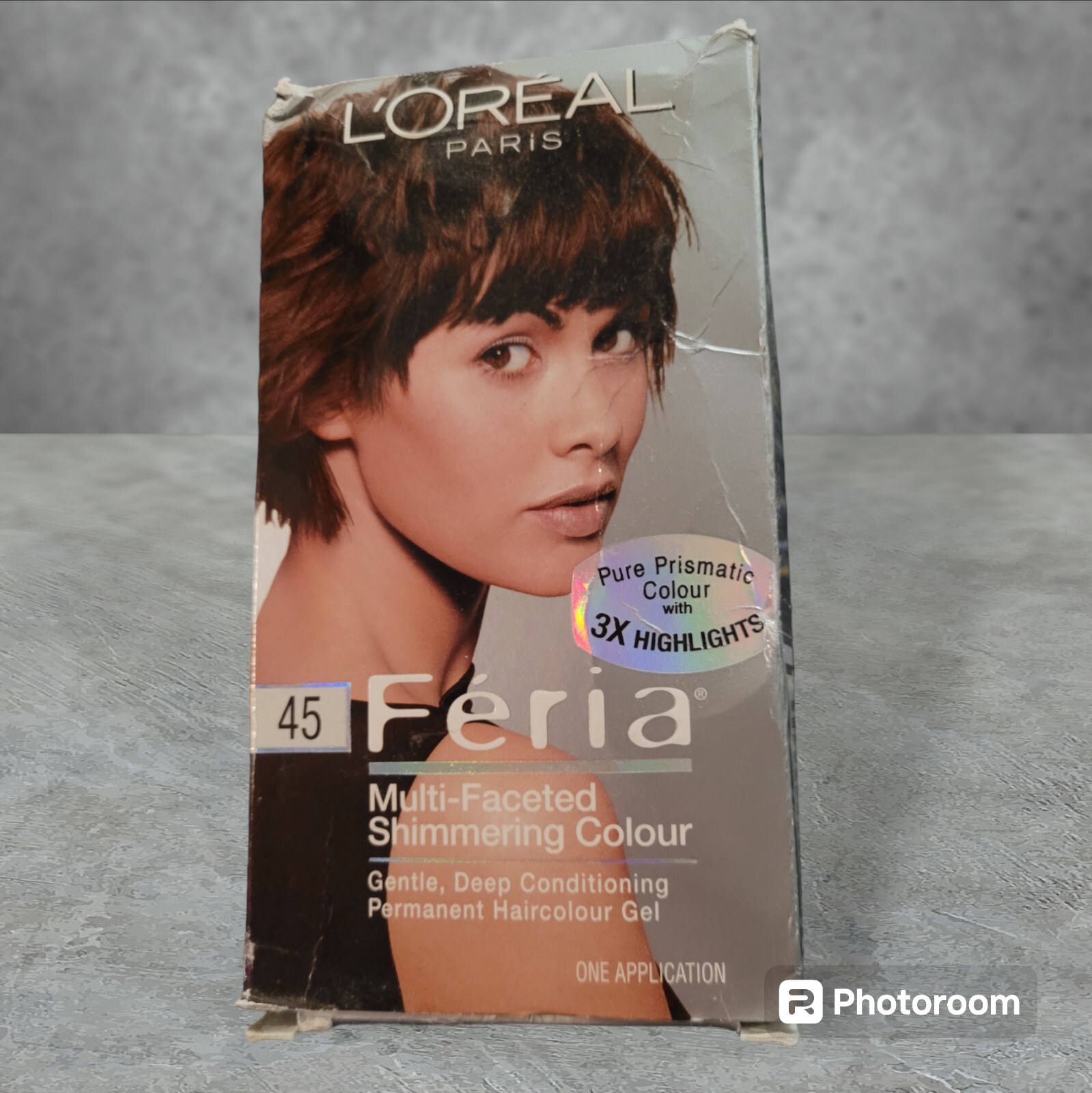 L'Oreal Feria 45 Deep Bronzed Brown Multi-Faceted Shimmering Gel Hair ...