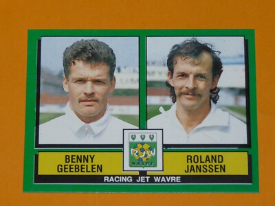 #444 GEEBELEN JANSSEN RACING JET WAVRE PANINI FOOTBALL 89 1988-1989 ...