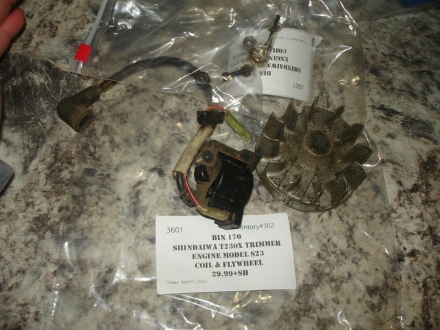 Shindaiwa t230x eng mod s23 carburetor untested trimmer part only bin ...