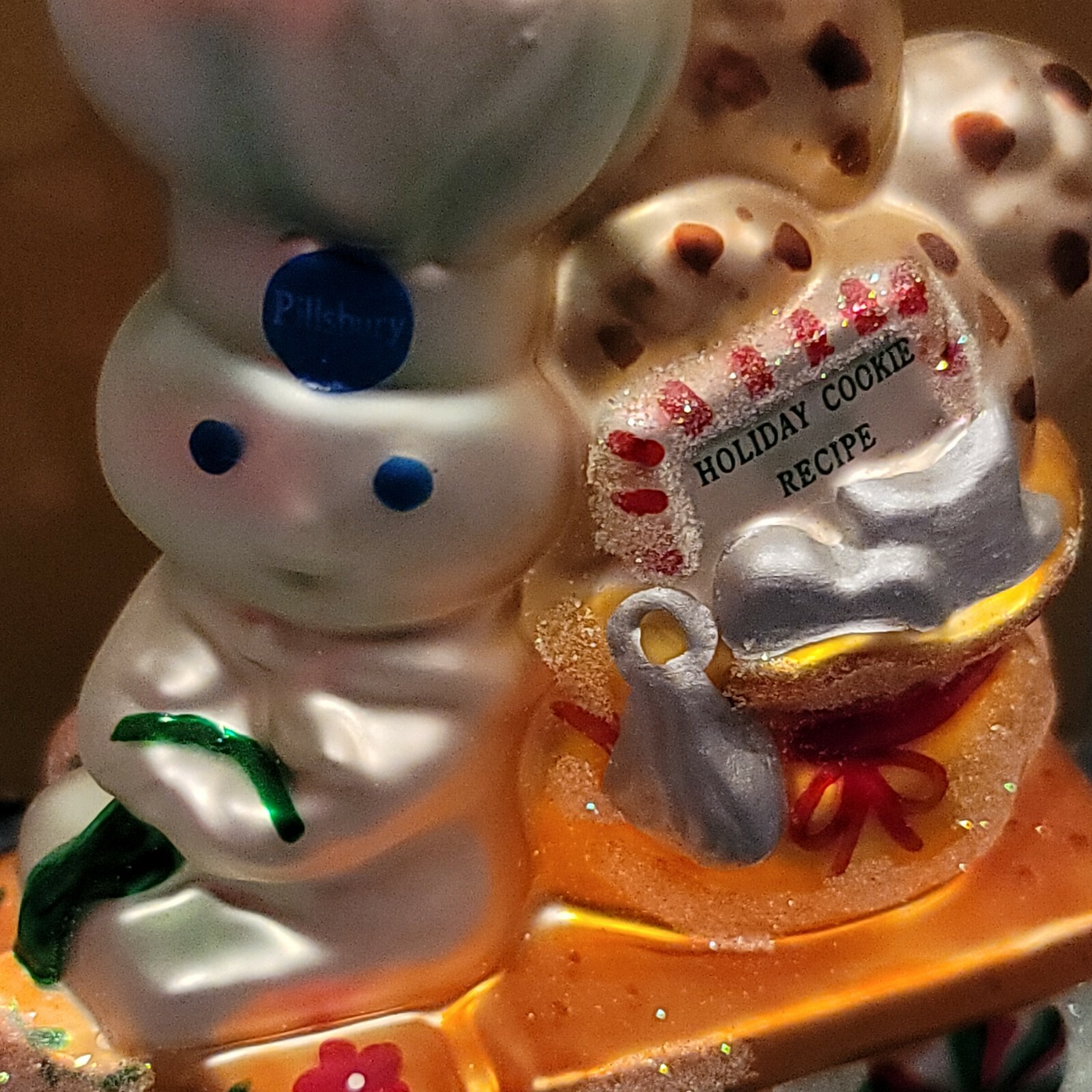 Pillsbury Doughboy Christmas Ornament 2002 Holiday Cookie Recipe | eBay