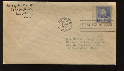 GEORGE R MINOT MD NOBEL PRIZE WINNER IN MEDICINE SIGNED COVER LV6193 | eBay