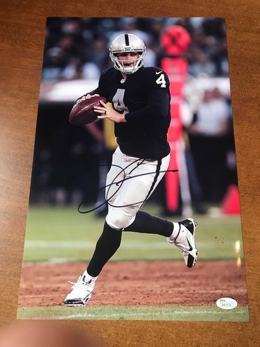 DEREK CARR SIGNED AUTOGRAPHED AUTO 11x17 PHOTO JSA COA OAKLAND RAIDERS ...