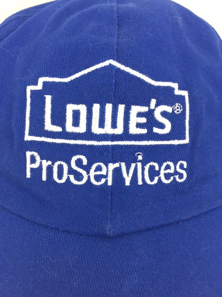 Lowes Hat ProServices Cap Employee Logo Uniform Strapback Baseball ...