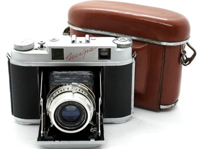 Rare USSR ISKRA Medium format camera Soviet edition of Zeiss Super ...