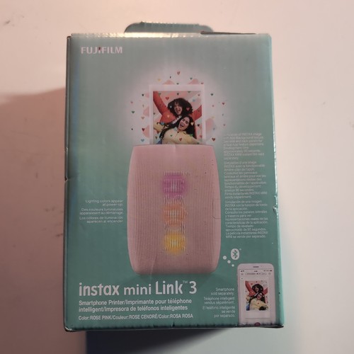 Fujifilm INSTAX MINI LINK 3 Smartphone Printer Rose Pink New | eBay