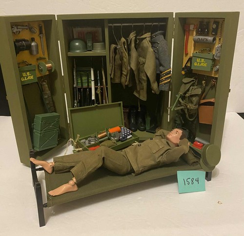 GI JOE 1964 ACTION SOLDIER W/ CUSTOM FOOT LOCKER VINTAGE | eBay