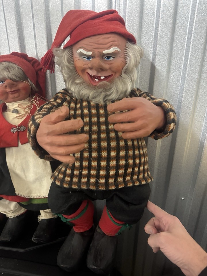 Vintage Arne Hasle Askim Norge Nordic Christmas Folklore Nisse DOLLS ...