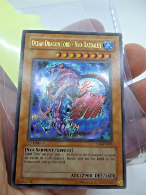 Yugioh Ocean Dragon Lord - Neo-Daedalus 1st Edition SD4-EN001 Card NO ...