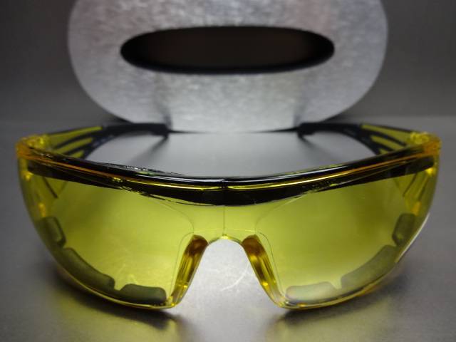 MOTORCYCLE SPORT SAFETY RIDING Day Night Yellow Lens PADDED SUN GLASSES ...