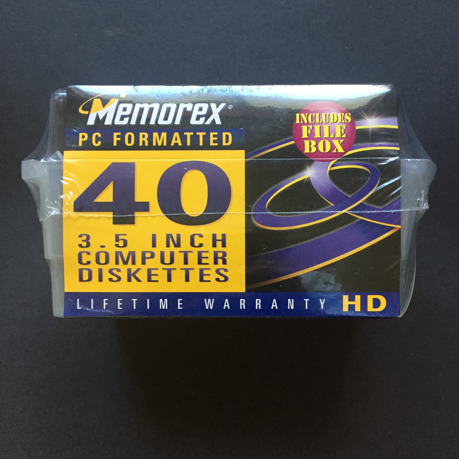 NEW SEALED 40 Pack Memorex PC Formatted 3.5" HD 1.44MB Computer ...