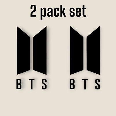 2 Pack - BTS Premium Vinyl Decal Sticker for Car Window, Yeti, Laptops ...