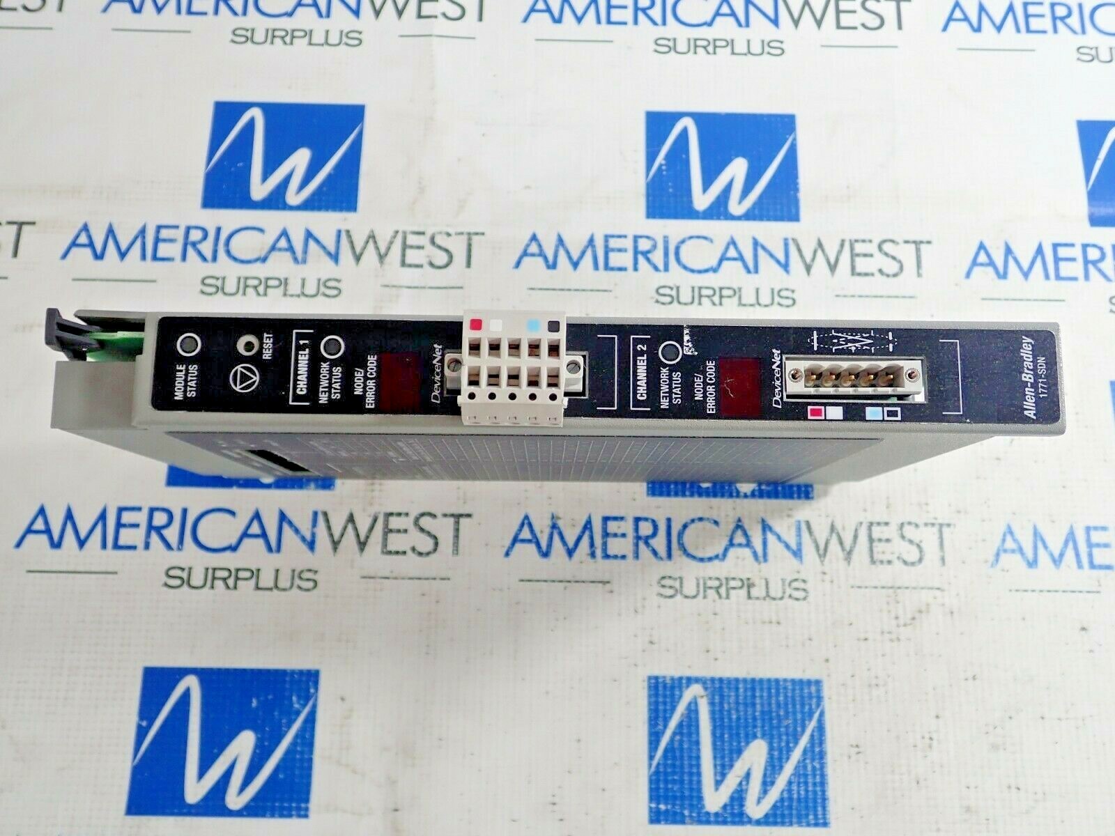 ALLEN BRADLEY 1771-SDN/B DEVICENET SCANNER MODULE REV MO1 SERIES B F/W ...