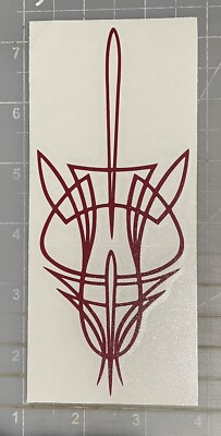 Pinstripe pinstriping custom classic hot rat rod motorcycle vinyl decal ...
