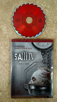 Saw IV (DVD, 2008, Full Screen - Unrated Director's Cut) 31398222163| eBay