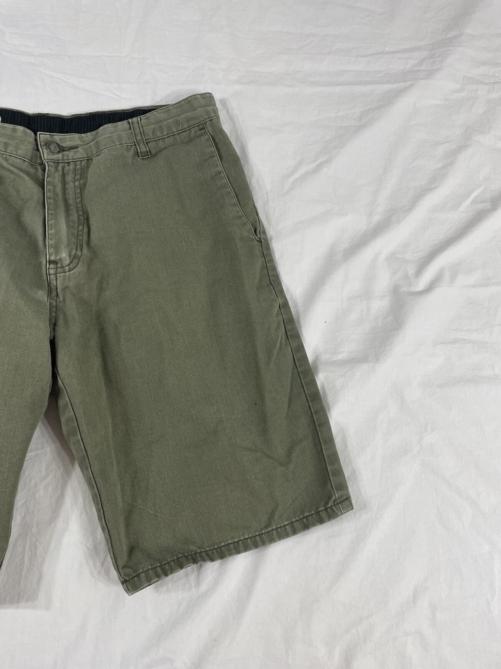 Volcom Mens Green Cotton Chino Shorts Size 32 | eBay