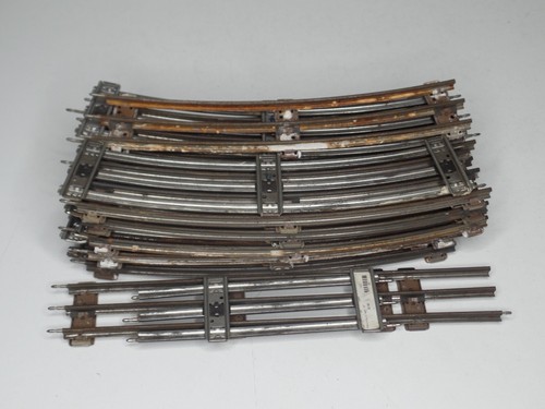 Lionel O27 Gauge Train Track Railroad 20+ Pieces Curved Straight Metal ...