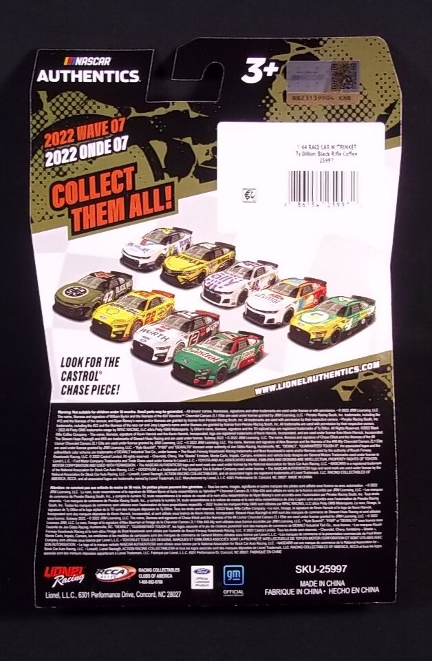 Nascar Authentics Next Gen 2022 Wave 07 Ty Dillon Black Rifle Coffee ...