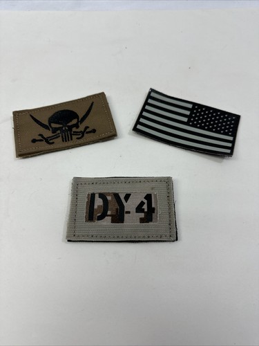 US Navy SEAL NSW AOR1 Operator 2 Side IFF Callsign Patch IR Flag Hook ...