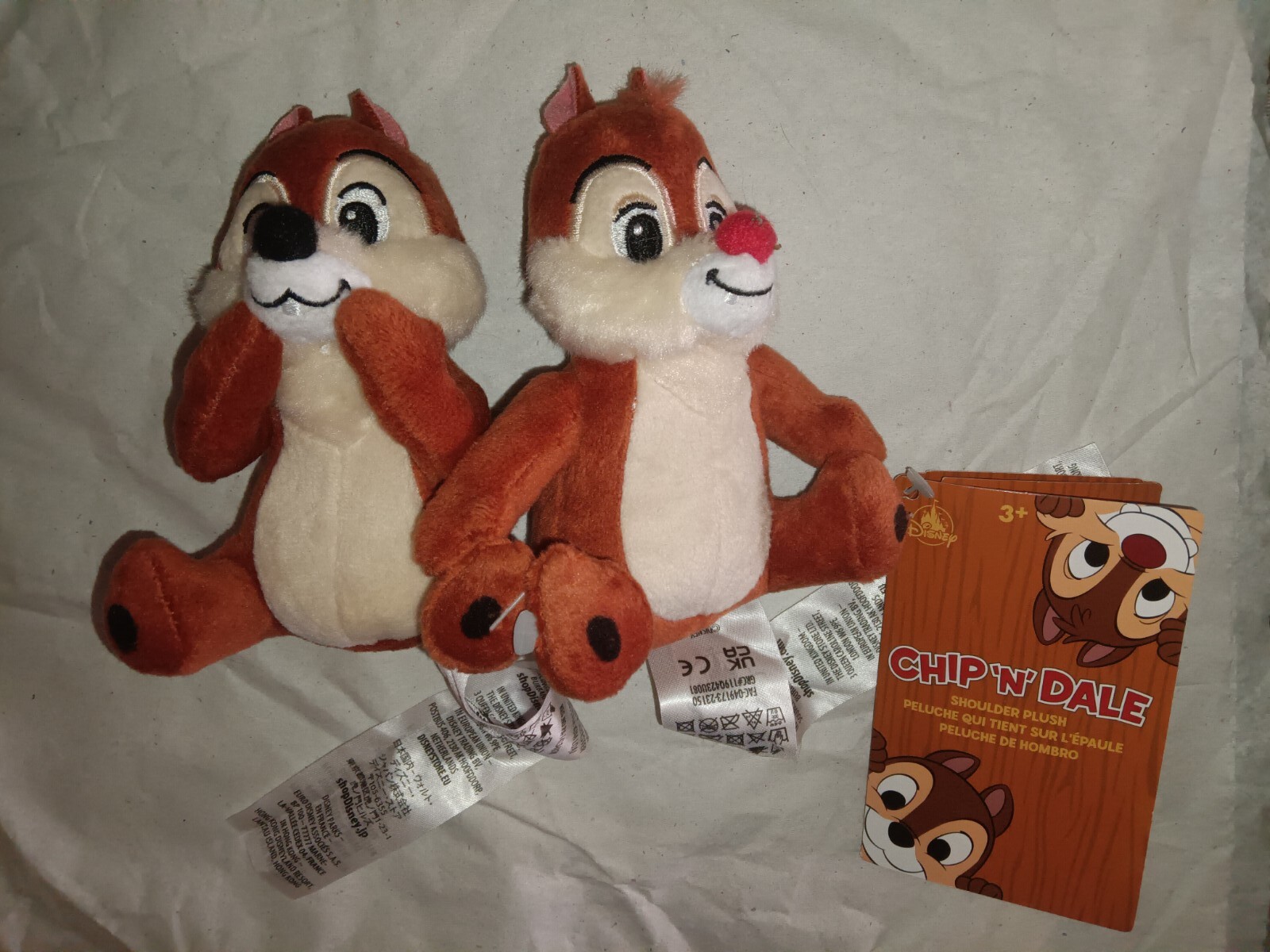 Disney Parks Chip & Dale Shoulder Pal Magnet Plush Set Of Two 2023 | eBay
